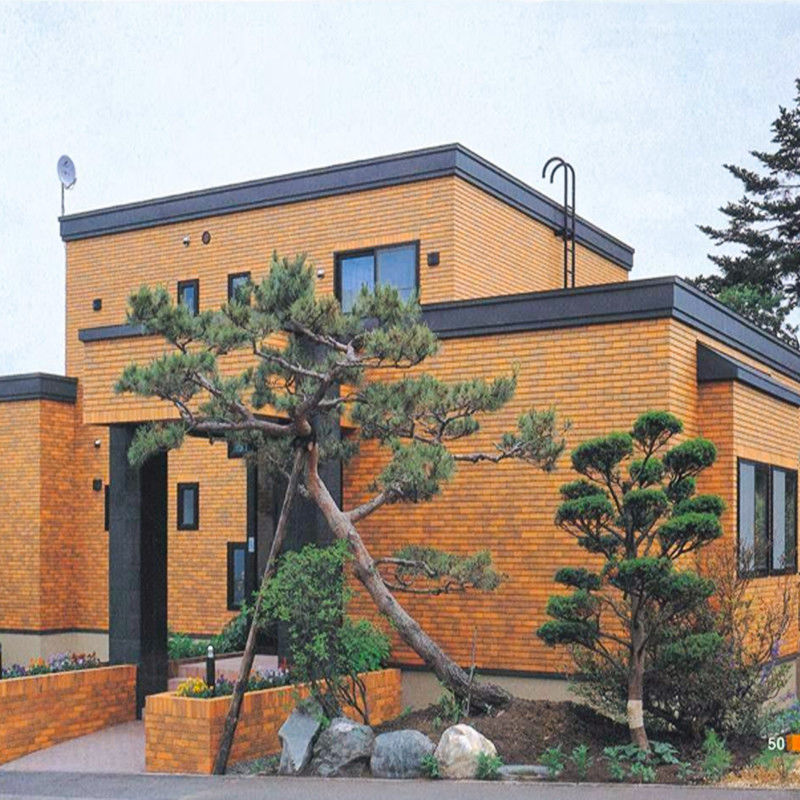 Orange Decorative Brick Tile Multi Color Strip Brick Tile For House ...