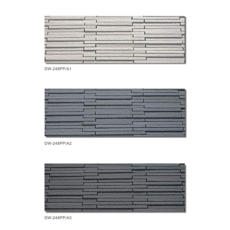 Grey Customized Decorative Brick Tile High Strength Dark Series Modern ...