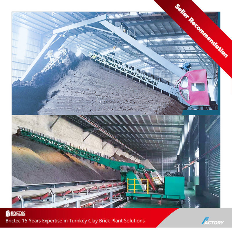 High Capacity Scraper Reclaimer for Brick Manufacturing