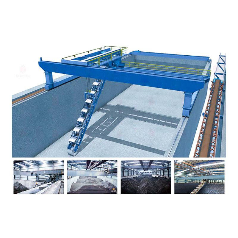 Automatic Bridge-Type Bucket Reclaimer 120 m3/h