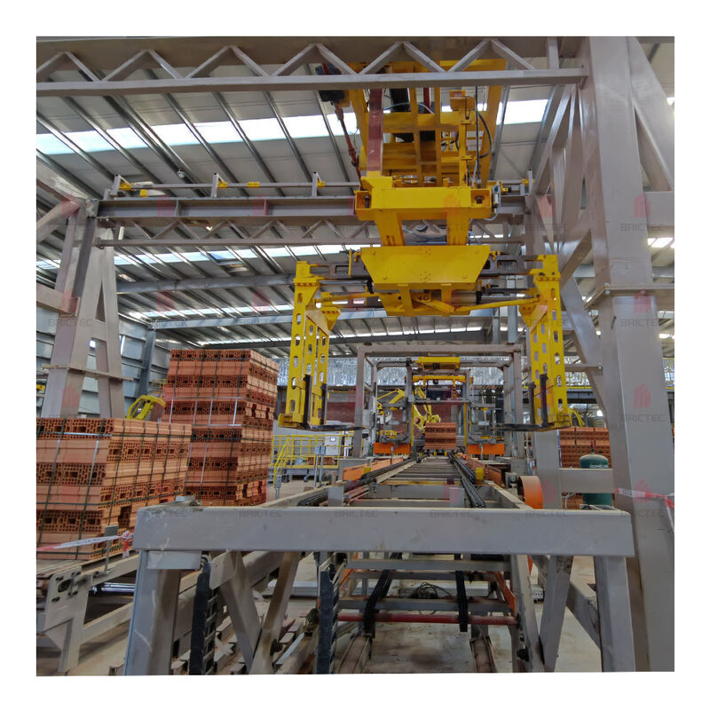 Automatic Brick Packaging System with Multi-Brick-Type Packaging