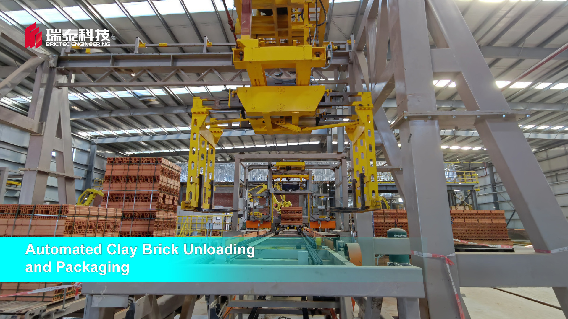 Customizable Clay Brick Stacking System with 500kg Robot