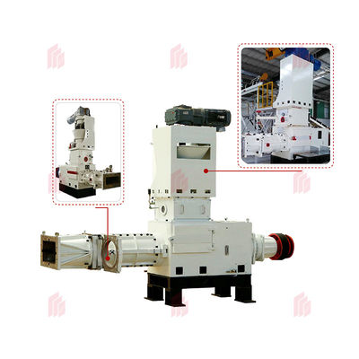 Semi Stiff Extrusion Brick Shaping Machine Vertical Screw Vacuum Brick ...