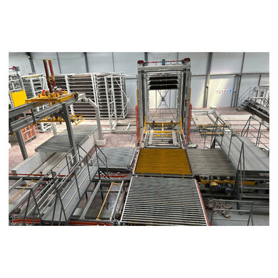 Movable Pallets on Dry Car Automatic Loading and Unloading System Brick Packaging