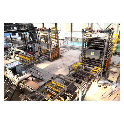 BRICTEC Automatic Loading and Unloading System Two Times Setting Process with Finger Car